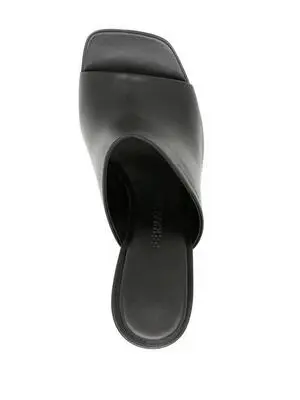 FERRAGAMO Elina Leather Sandals With Sculptural Heel