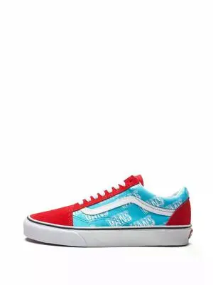 VANS Old Skool Retro Mart Suede And Canvas Sneakers - Blue