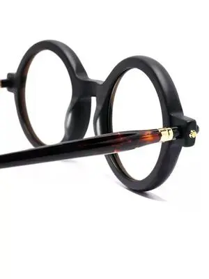 KUBORAUM Round Frame Eyeglasses - Black