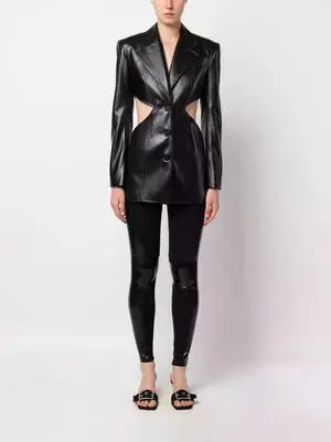 Philipp Plein Panelled Mid-rise Leggings