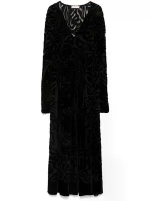 Ulla Johnson Elora Midi Dress With Abstract Pattern