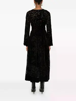 Ulla Johnson Elora Midi Dress With Abstract Pattern