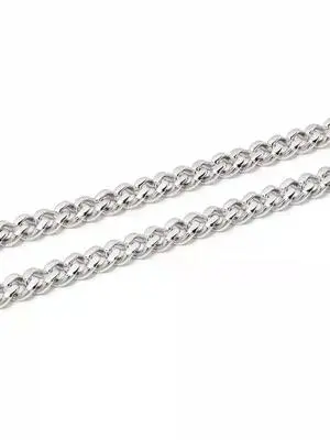 Shay 18kt White Gold Diamond Curb Chain Choker