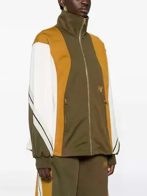 Palm Angels Monogram-embroidered Colourblock Track Jacket