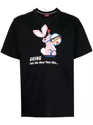 MOSTLY HEARD RARELY SEEN 8-BIT Graphic Print T-shirt - Black