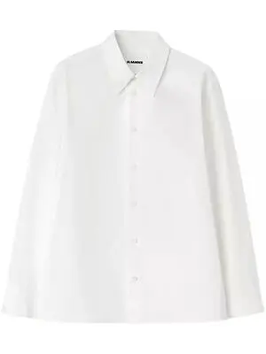 JIL SANDER Long-sleeved Cotton Shirt