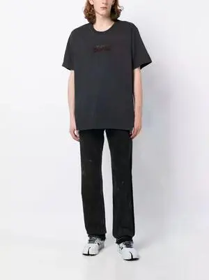 DOUBLET Logo-patch Organic Cotton T-shirt