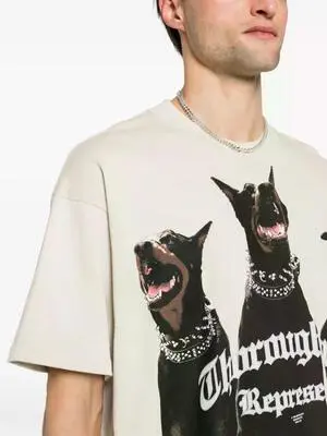 REPRESENT Thoroughbred Cotton T-shirt - Neutrals