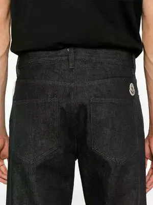 Moncler Tapered Leg Denim Trousers