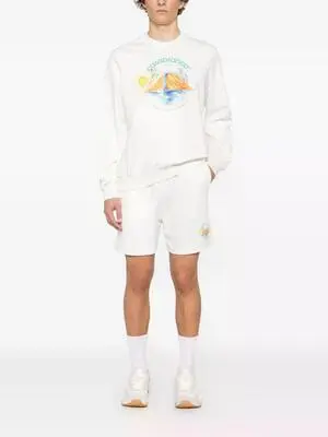 Casablanca Oasis Sweatshirt - White