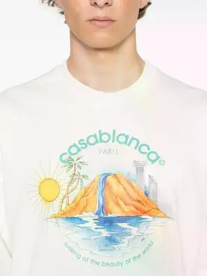 Casablanca Oasis Sweatshirt - White