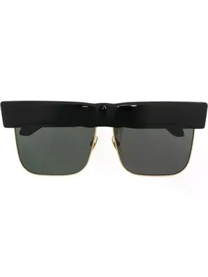 Linda Farrow Rosalie Square-frame Sunglasses - Black