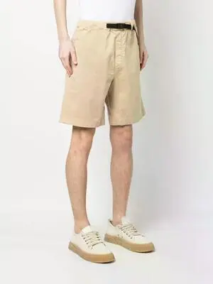 Woolrich Belted Cotton Shorts - Neutrals