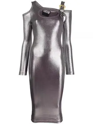 Versace Metallic Cocktail Dresses