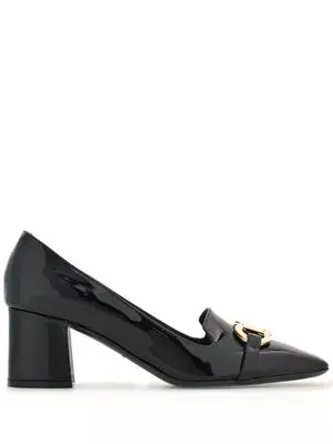 FERRAGAMO Leather Pumps - Black