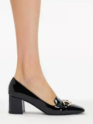FERRAGAMO Leather Pumps - Black