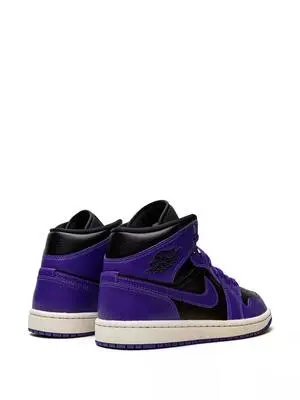 JORDAN 1 Mid Purple Sneakers