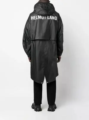 Helmut Lang Logo-print Drawstring Parka