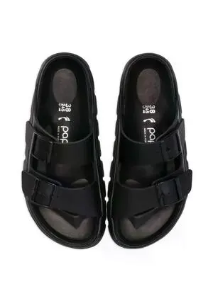 BIRKENSTOCK Papillio Arizona Buckled Slides In Nappa Leather