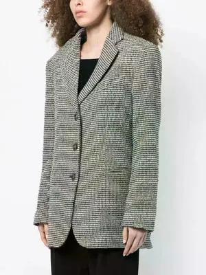 0711 TBILISI Houndstooth Single-breasted Blazer