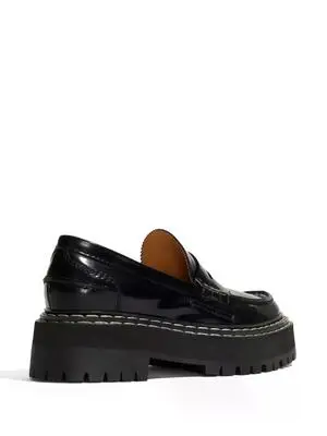 Proenza Schouler Lug Sole Leather Loafers