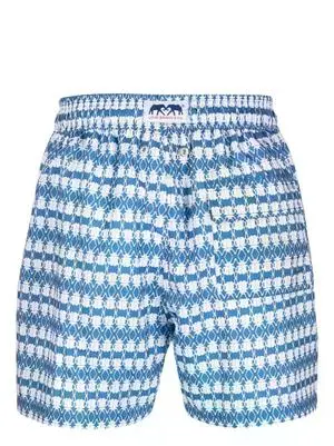 Love Brand & Co. Graphic-print Drawstring Swim Shorts
