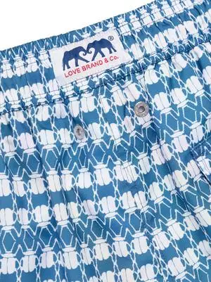 Love Brand & Co. Graphic-print Drawstring Swim Shorts
