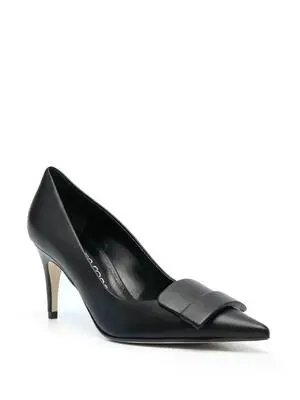 SERGIO ROSSI Sr1 70mm Nappa Leather Pumps - Black