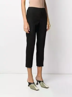 Theory Tailored Cropped Trousers - Black