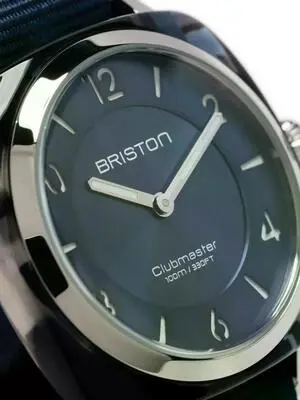 BRISTON Clubmaster Chic 36mm Watch - Blue