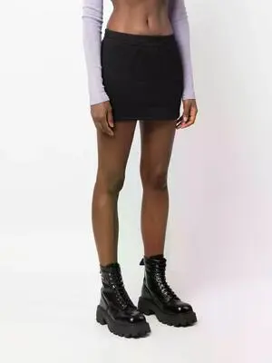 Vetements Elasticated Cotton-blend Mini Skirt