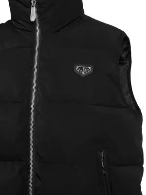 Philipp Plein Padded Gilet - Black