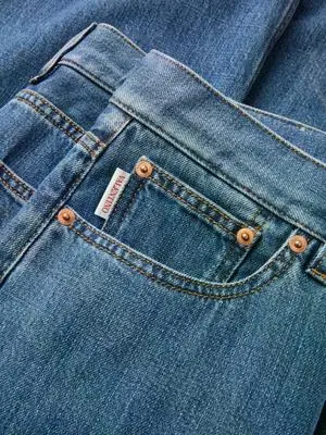 Valentino Garavani Straight-leg Washed Denim Jeans
