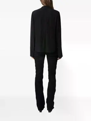 Zadig&Voltaire Taika Blouse With Tie Detail And Split Cuffs