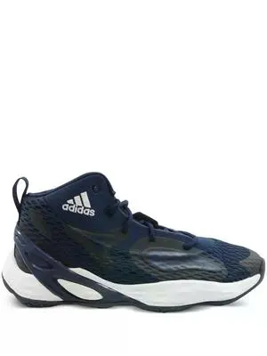 Adidas Mid Top Sneakers With Signature 3-stripes