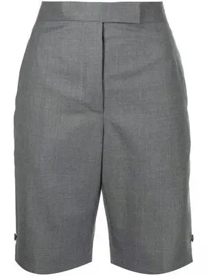 Thom Browne Tailored High-waist Shorts - Grey