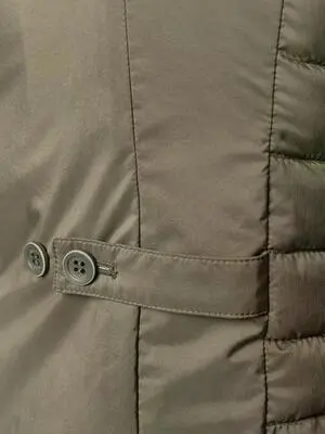 Herno Quilted V-neck Gilet - Green
