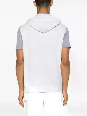 Brunello Cucinelli Sleeveless Zip-up Hoodie