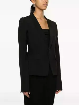 Rick Owens Wool Single-breasted Blazer