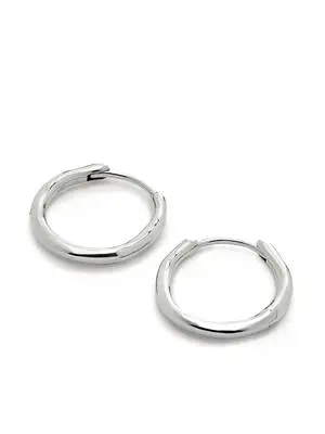 Monica Vinader Siren Hoop Earrings - Silver