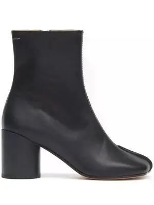 MAISON MARGIELA Stitch-out Leather Ankle Boots