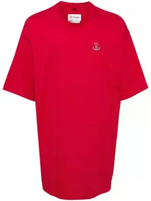 DOUBLET Onsen Noren Cotton T-shirt - Red