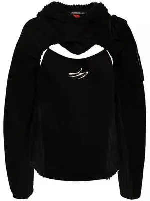 Andersson Bell Ottolinger X Car Printed Hoodie - Black