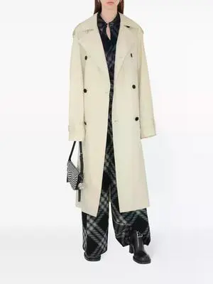 Burberry Double-breasted Cotton Trench Coat