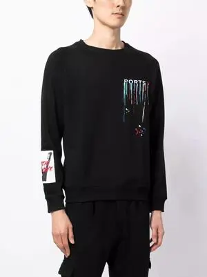PORTS V Logo Paint Splatter Sweatshirt