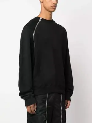 HELIOT EMIL Zip-detailed Cotton Jumper