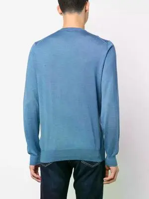 Fedeli Crew Neck Jumper - Blue
