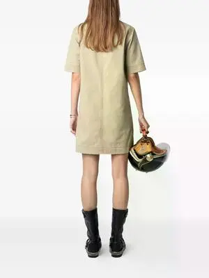 Zadig&Voltaire Record Shirt Dress - Neutrals