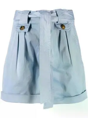 Woolrich Elasticated Waist Cotton Shorts - Blue