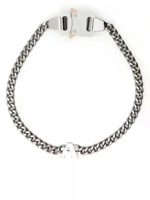 1017 Alyx 9sm Buckle Chainlink Necklace - Silver